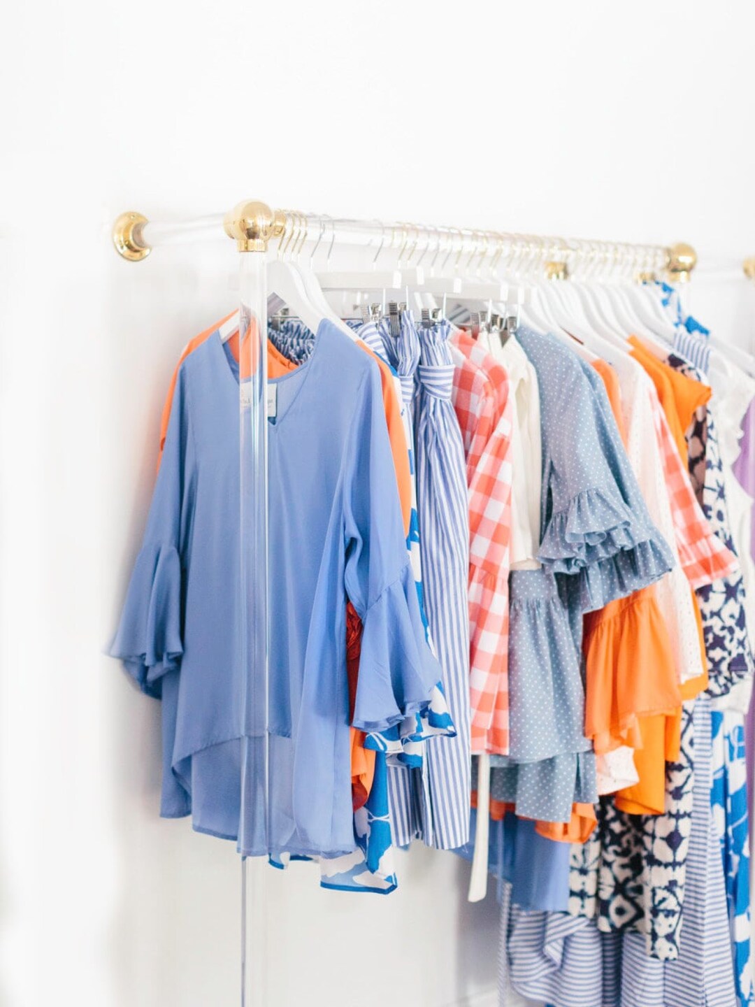 Lucite Clothing Rack for Retail Display Clothing Boutique - Etsy