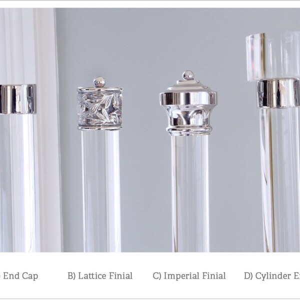 Curtain Rod Finials - Etsy