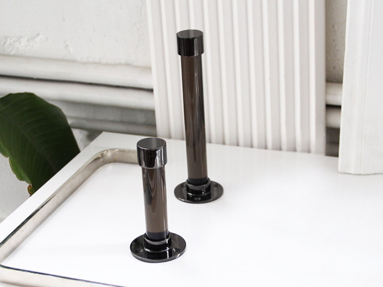 Luxholdups Lucite and Brass Projection Valet Hook, Lucite Rod Closet ...