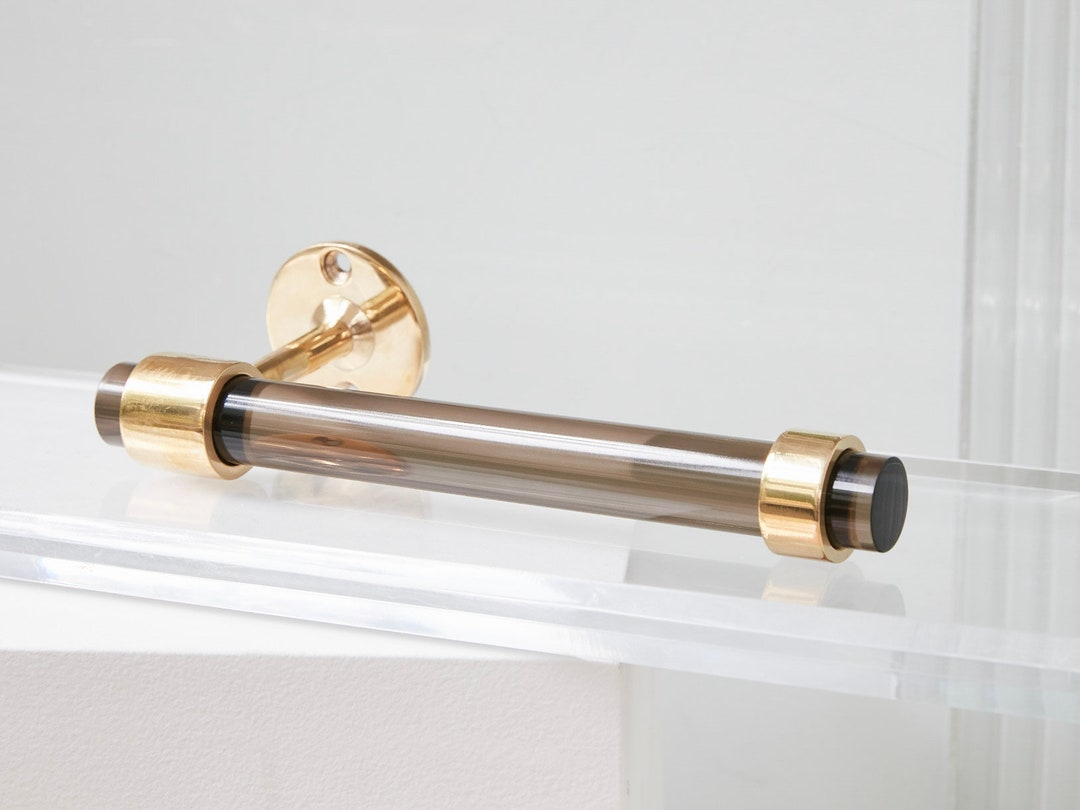 Smoke Lucite Toilet Paper Holder, Wall Mounted Lucite Toilet Roll ...