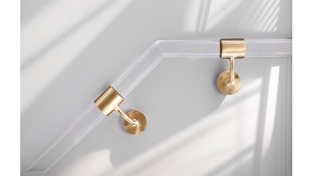 Custom Lucite Stair Railing or Handrail by Luxholdups in Polished ...