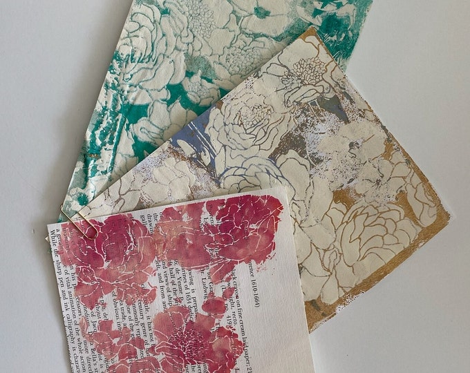 Hand Made Painted Papers - Etsy