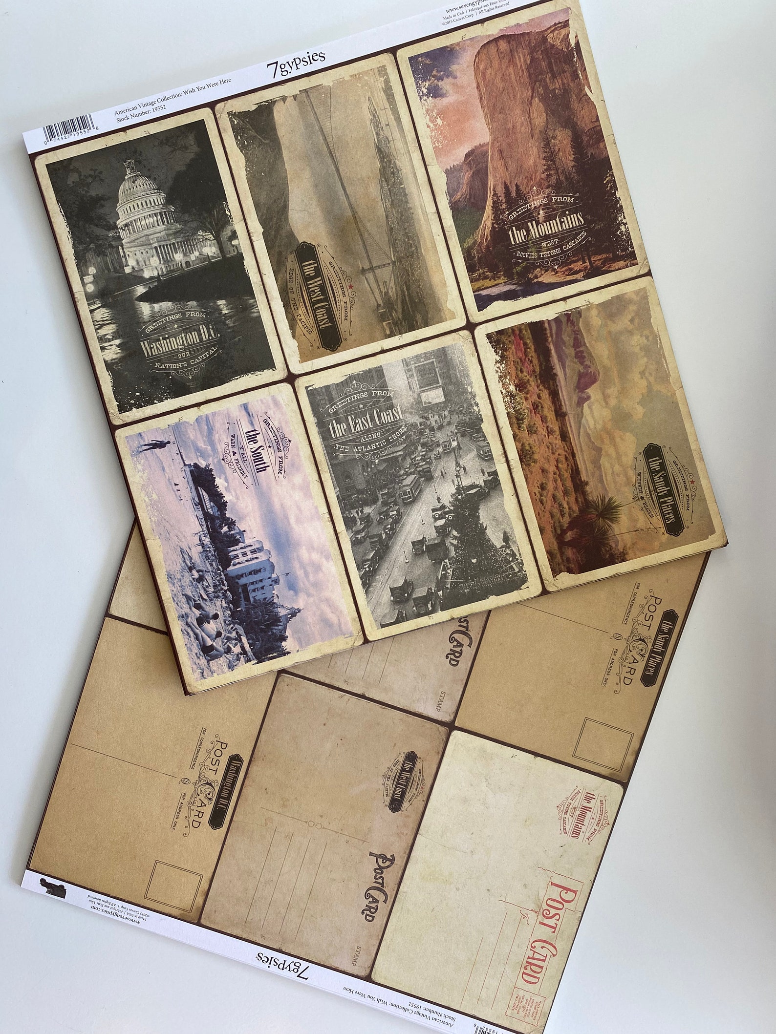 Craft Paper Post Cards - Etsy