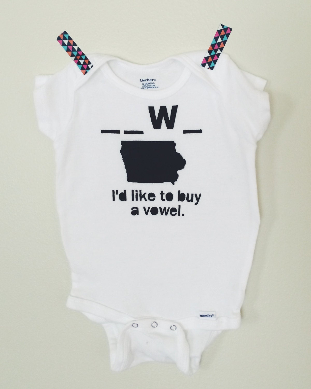 I'd Like to Buy a Vowel - an Iowa Design by Lula Ball - Etsy