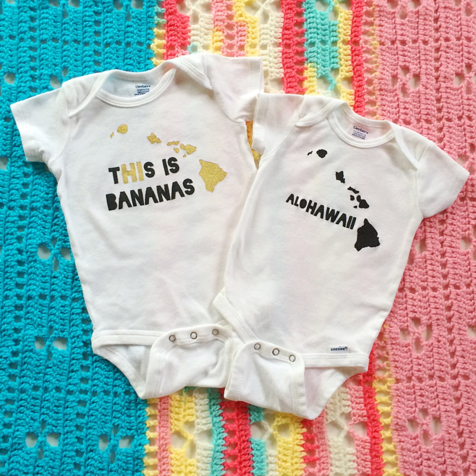 Hawaii Baby. Alohawaii. Unique Baby Onesie. Hawaii Onesie. Hipster Baby ...