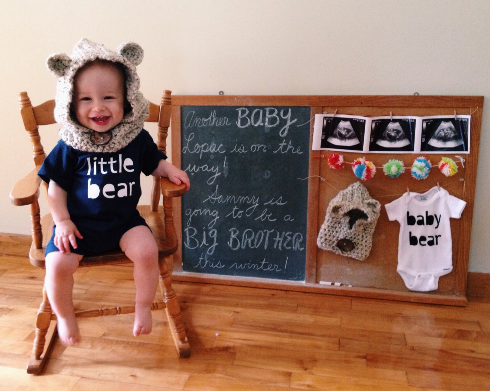 Baby Bear Onesie by Lula Ball - a Great Way to Announce a Pregnancy or ...