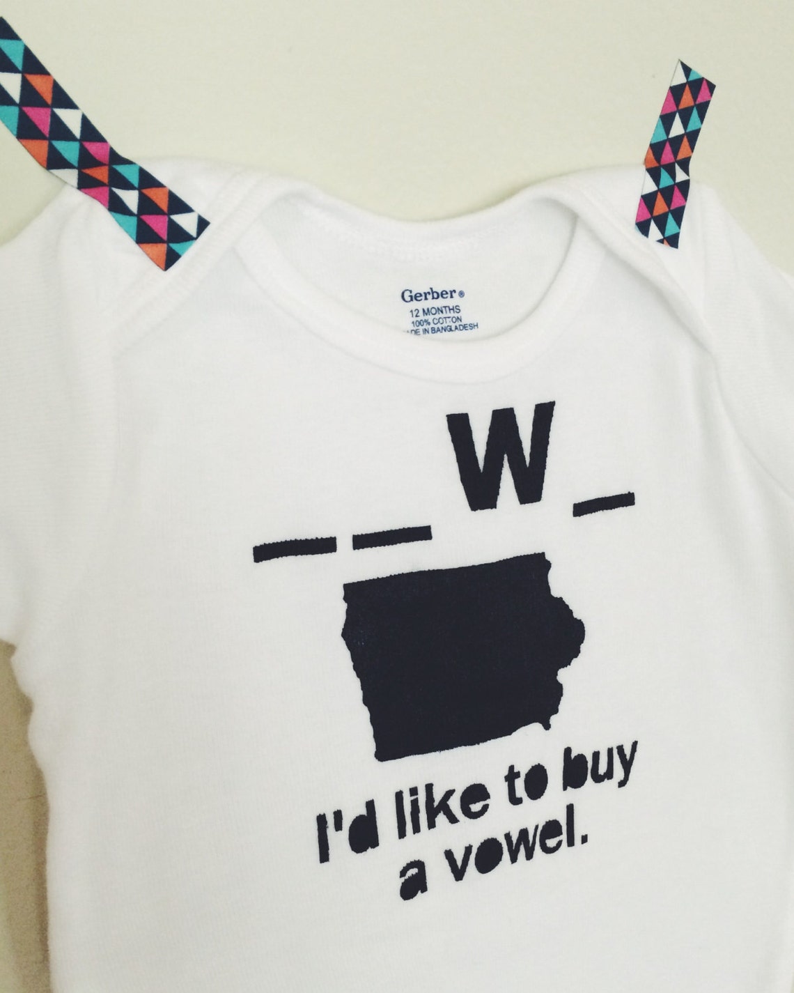 I'd Like to Buy a Vowel an Iowa Design by Lula Ball - Etsy