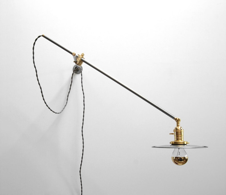 Wall Lamp - Adjustable Lamp - Extension Lamp - Boom Lamp - Bedside Lamp ...