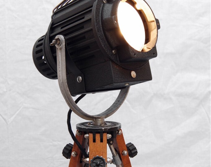 40's Vintage Theater Stage Light Spotlight - Industrial Steampunk Loft ...