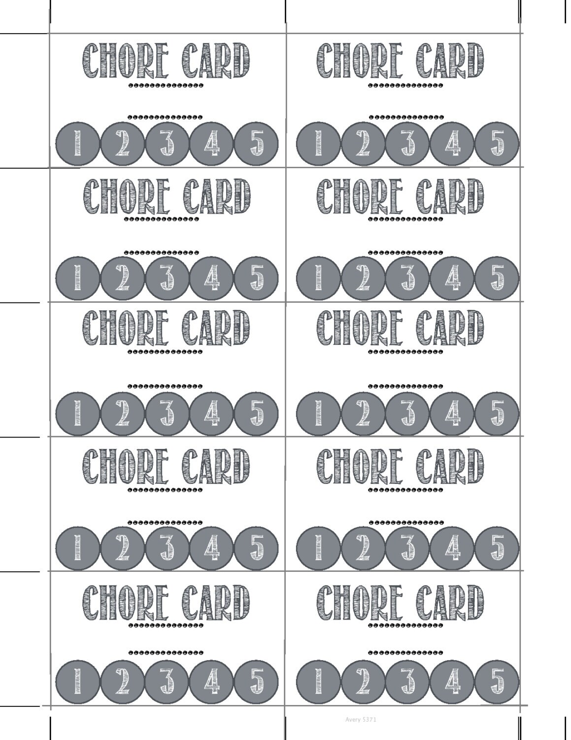 Graphic Chore Pack - INSTANT DOWNLOAD - Etsy