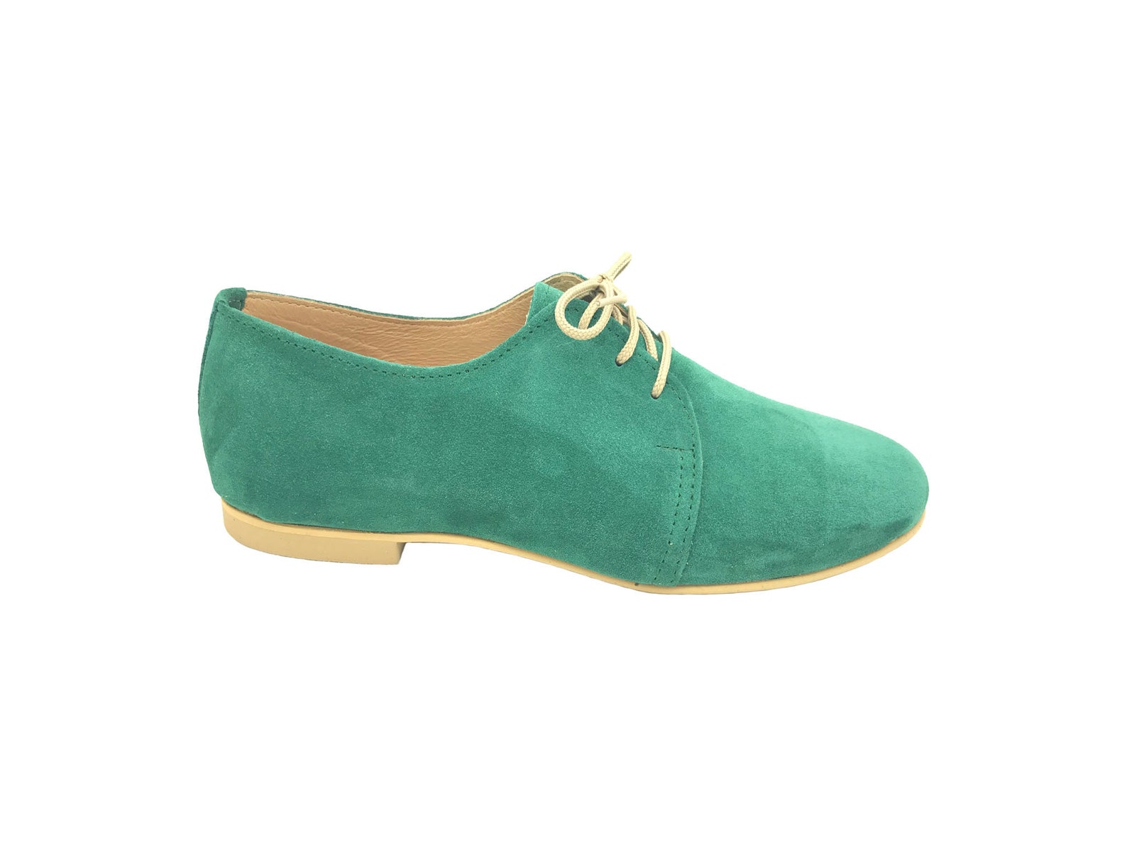 Margo Shoes Women Leather Suede Oxford Shoes Handmade Woman - Etsy Israel