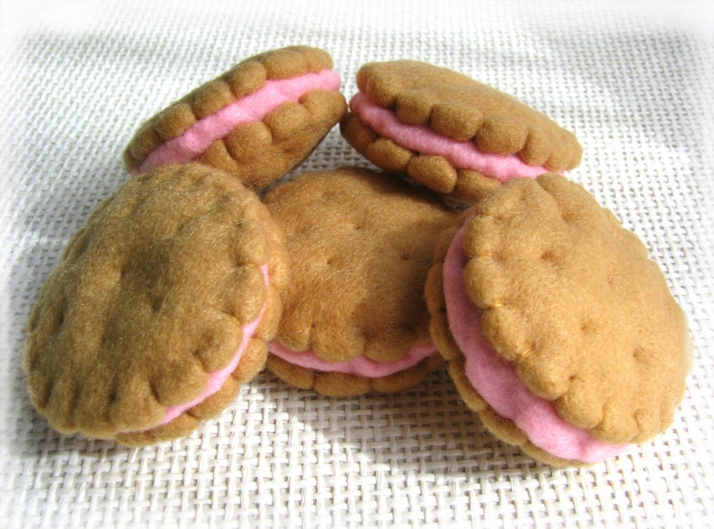 Felt Sandwich Biscuits - Felt Toy for Children - Etsy