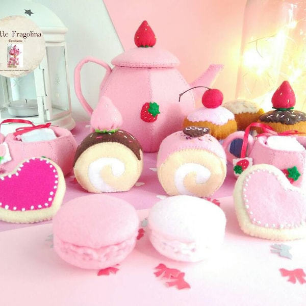 Felt Tea Set - Etsy