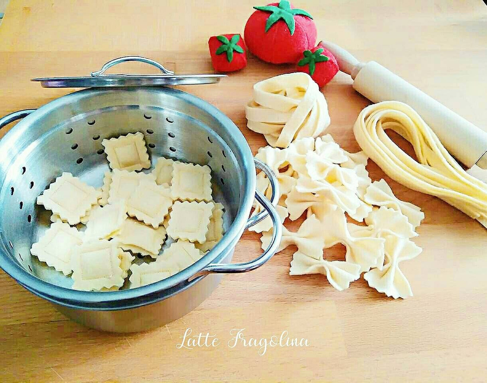 Pasta Set,ravioli,fettuccine,farfalle, Felt Food Toy,italian Cuisine ...
