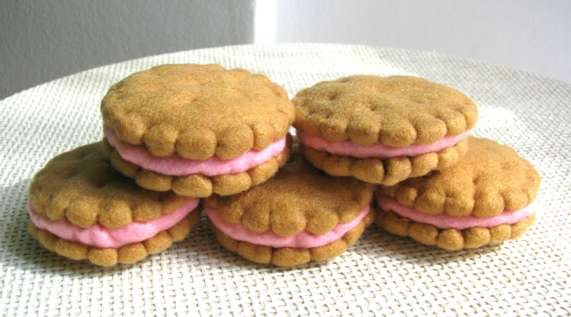 Felt Sandwich Biscuits - Felt Toy for Children - Etsy