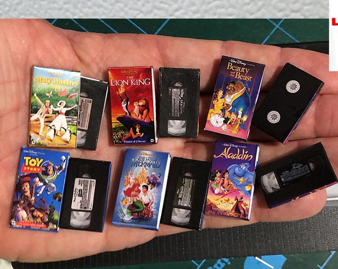 VHS Movie Collection 1:12 Papercraft - Etsy Canada