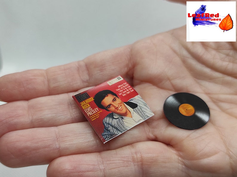 ELVIS PRESLEY Collection 6 Record Miniature Record HANDMADE. - Etsy
