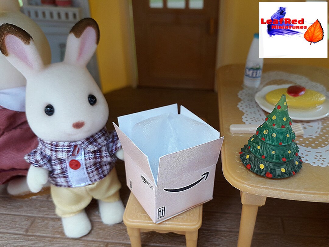 CALICO CRITTERS Scale. Shipping Box Amazon Opens Removable - Etsy