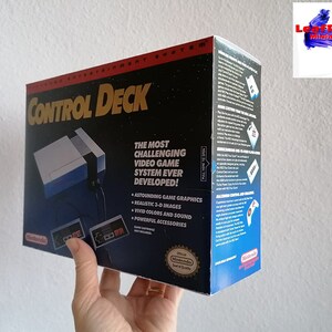 NINTENDO CONTROL DECK, Replica Box. Custom Box for Nes Nintendo Classic ...