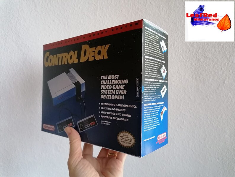 NINTENDO CONTROL DECK Replica Box. Custom Box for Nes | Etsy