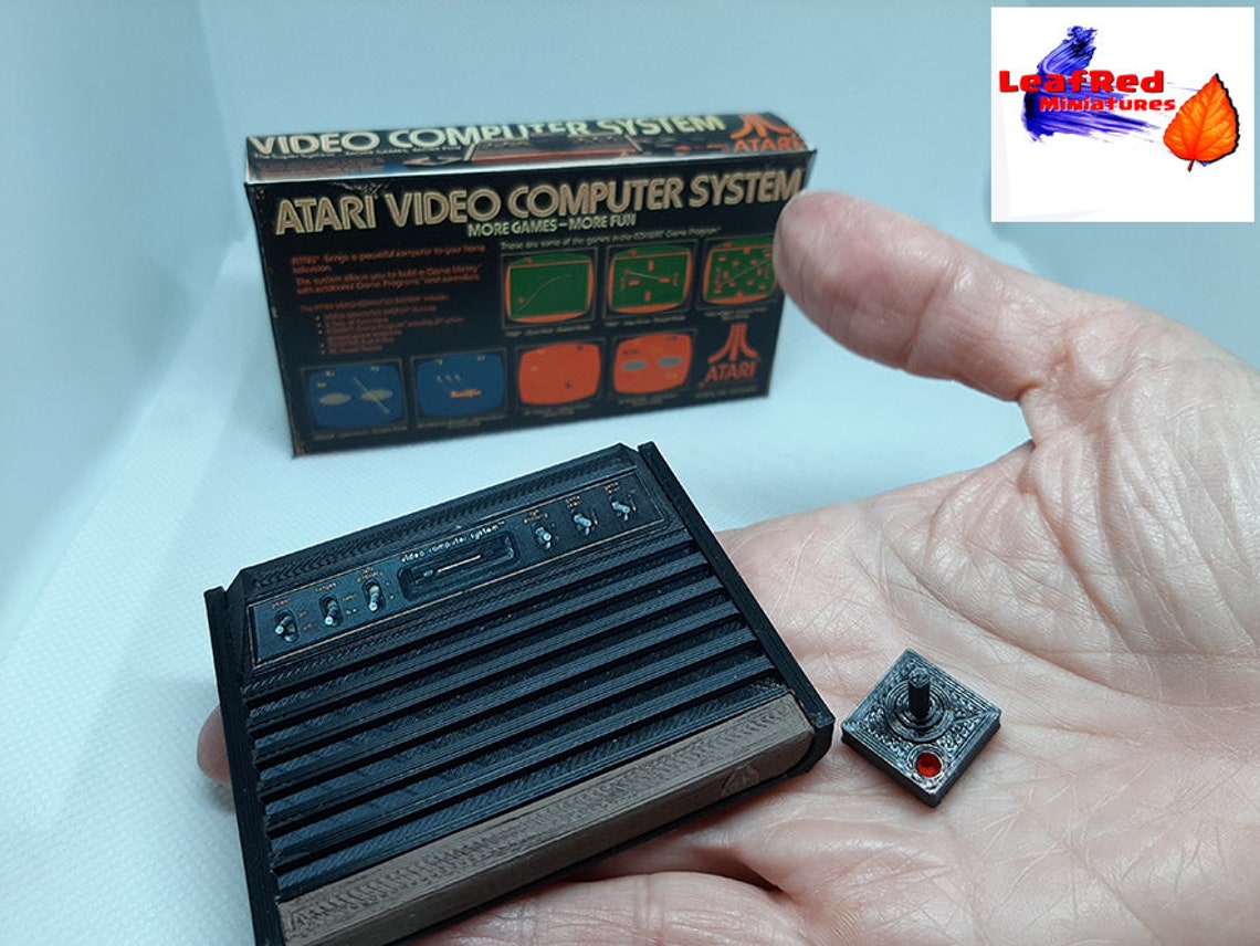 ATARI 2600 Miniature Console With Controller and Box. - Etsy