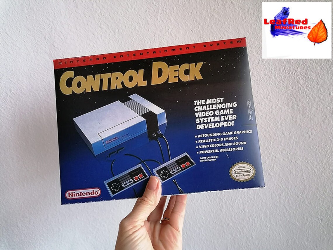 NINTENDO CONTROL DECK Replica Box. Custom Box for Nes | Etsy