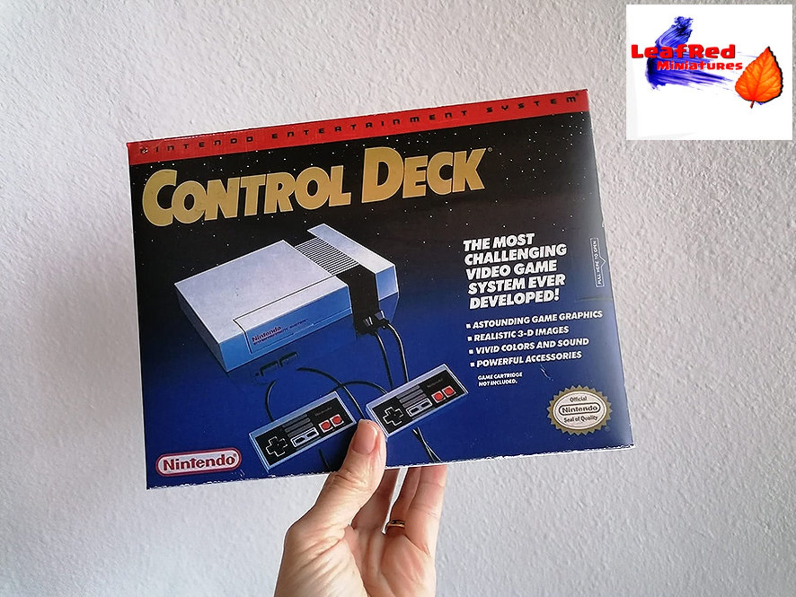 NINTENDO CONTROL DECK Replica Box. Custom Box for Nes | Etsy