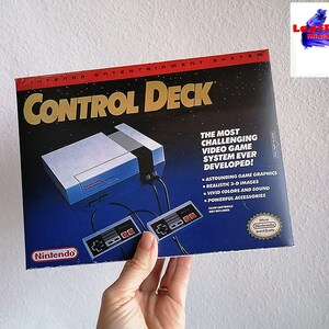 NINTENDO CONTROL DECK, Replica Box. Custom Box for Nes Nintendo Classic ...