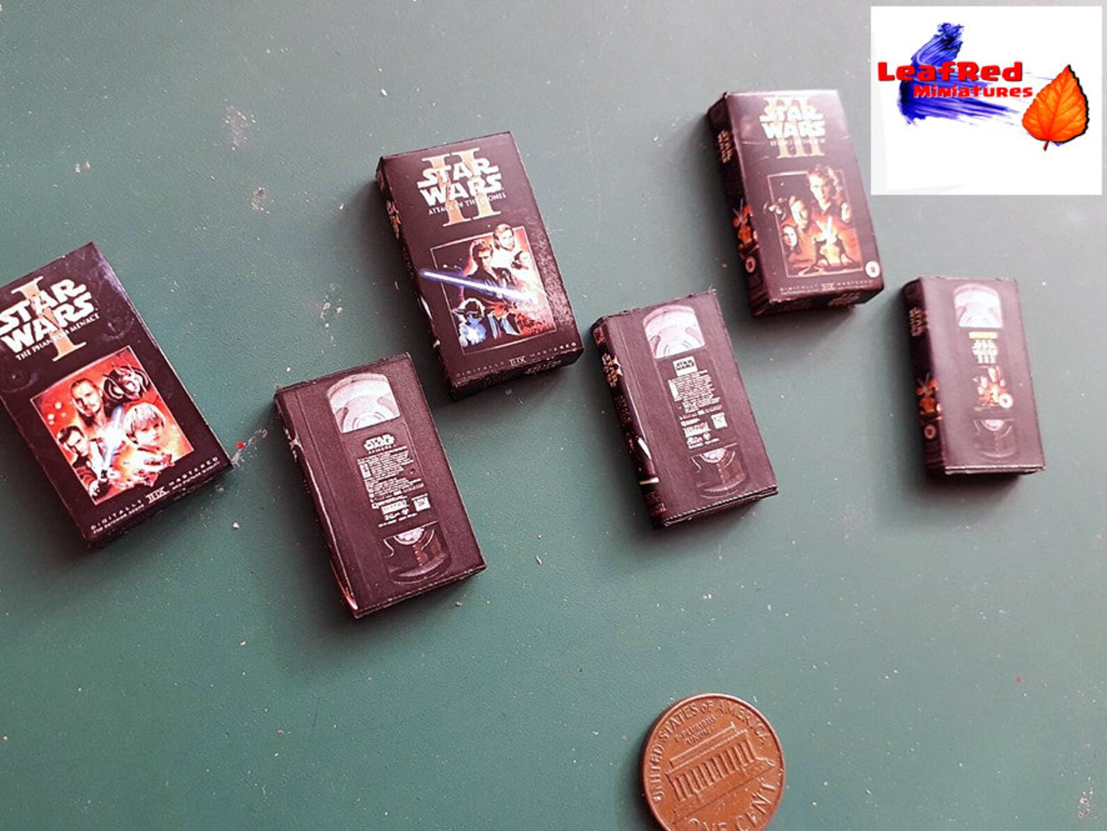 VHS Miniature Collection. STAR WARS Replica Vintage. Scale 1/6 - Etsy