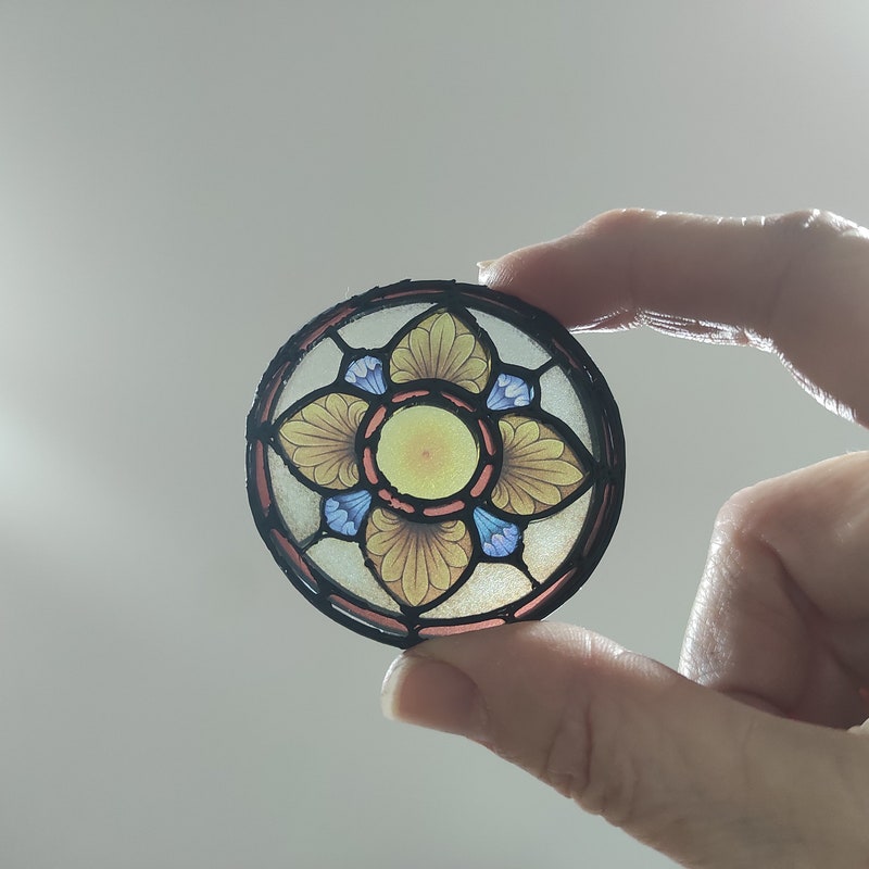 Miniature Stained Glass Windows - Etsy