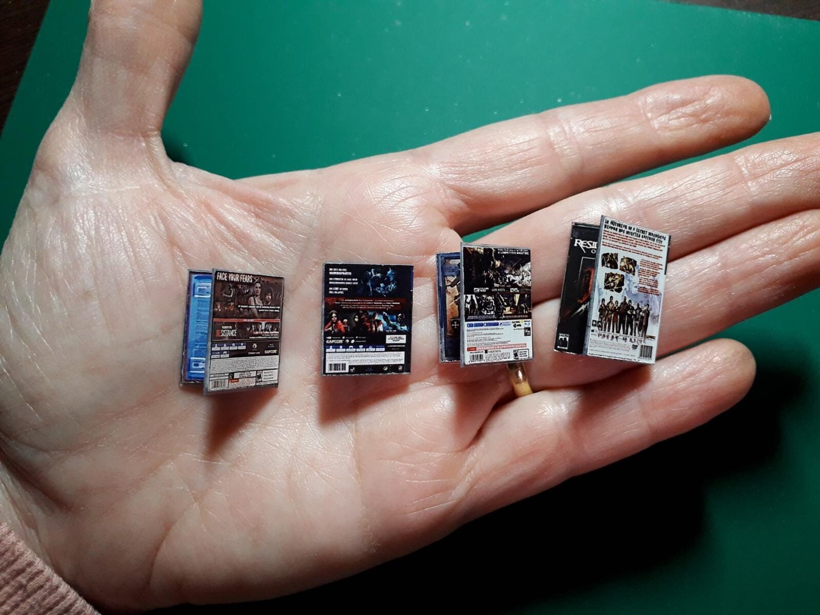 Resident Evil Miniature Video Games Collector's Set. ART | Etsy