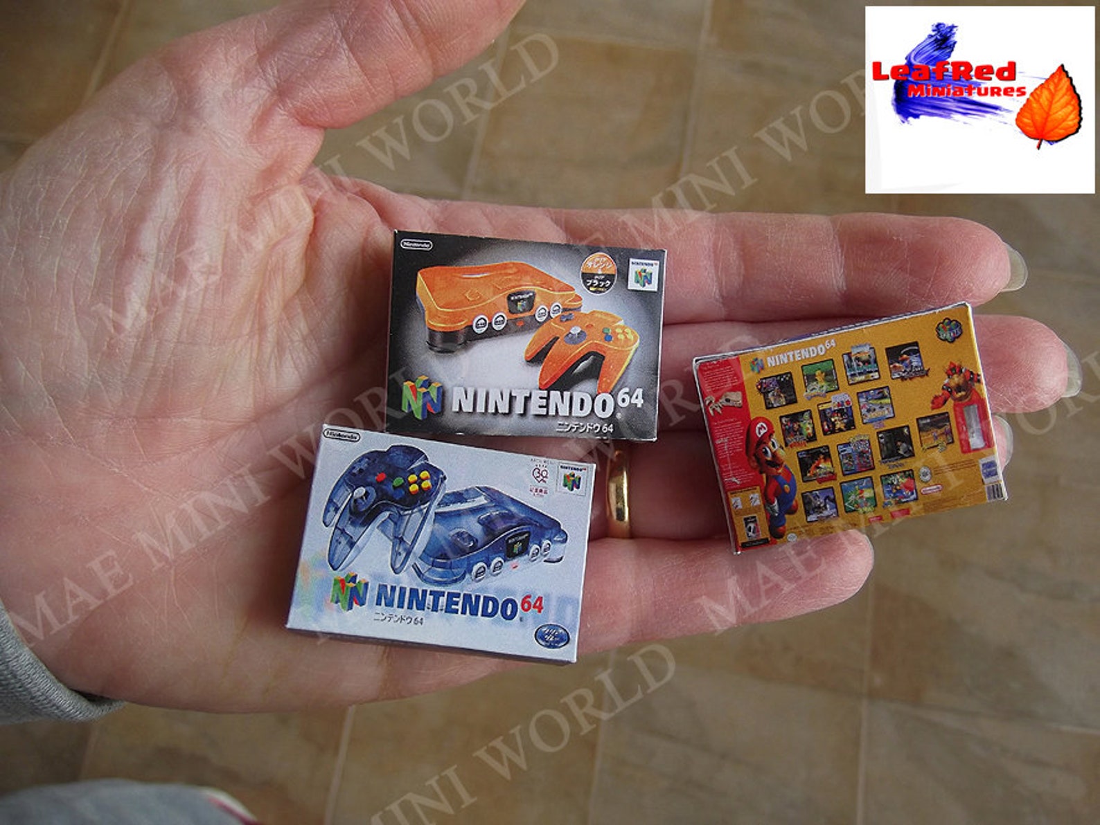 Nintendo 64 Miniature Box Set. N64 Limited Edition, Jusco, Daiei and ...
