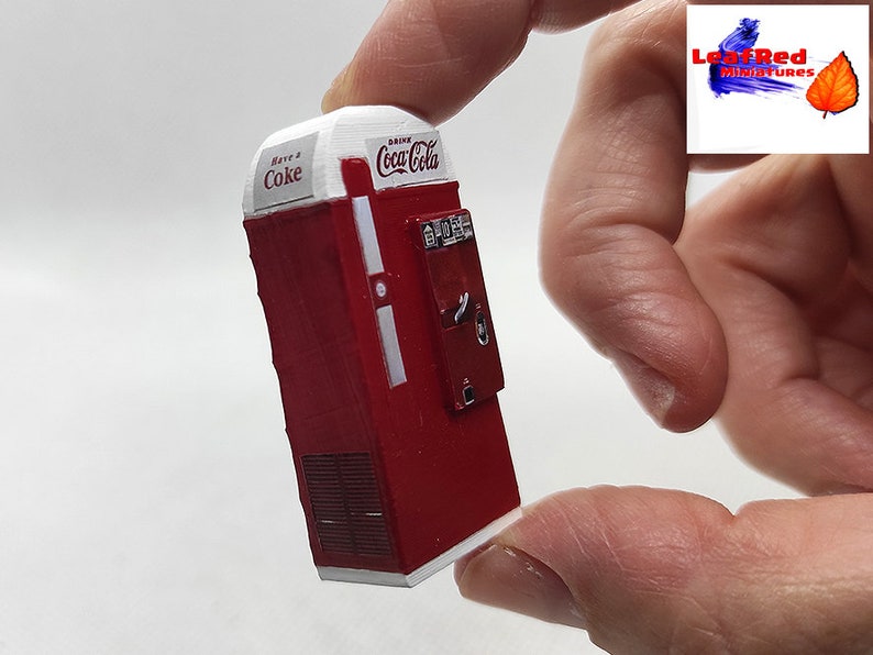 VINTAGE Vending MACHINE Coke Miniature Scale. Diorama Gift. | Etsy