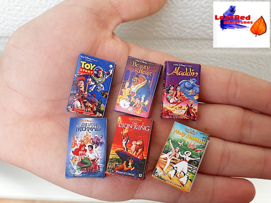 VHS Miniature Collection. Replica Vintage. Scale 1/6 - Etsy UK