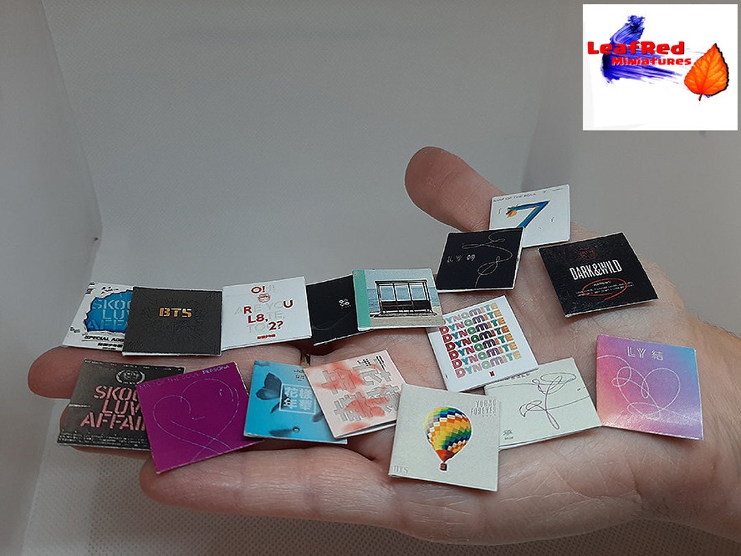 BTS Collection. 13 Miniature VINYL Record Vintage. Scale 1/12. - Etsy
