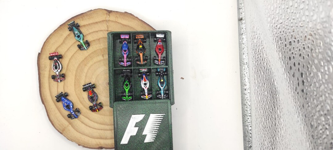 FORMULA D STORAGE BOX. for F1 1" (26mm) Cars. Game Tokken Storage Cars ...