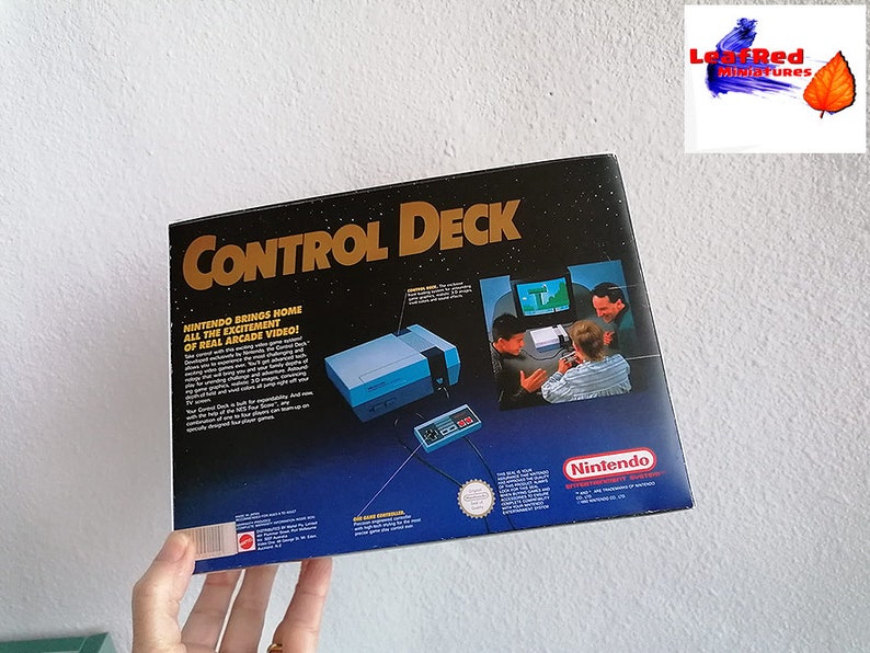 NINTENDO CONTROL DECK Replica Box. Custom Box for Nes | Etsy