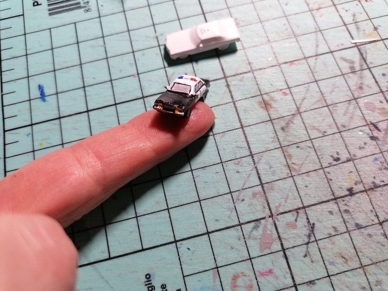 POLICE CAR, PLYMOUTH N Scale. Resin 3D Made Painted or Unpainted ...