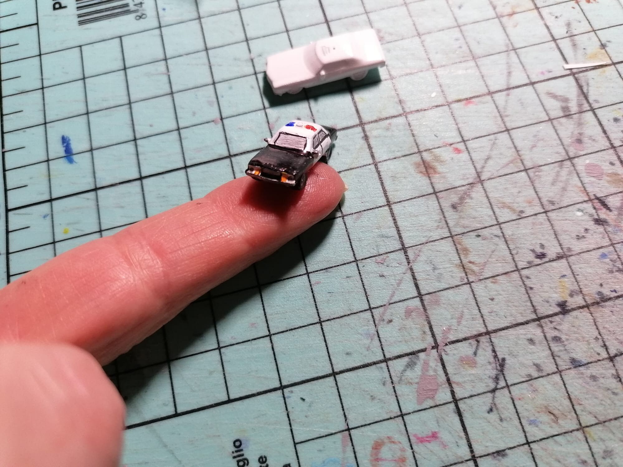POLICE CAR, PLYMOUTH N Scale. Resin 3D Made Painted or Unpainted ...