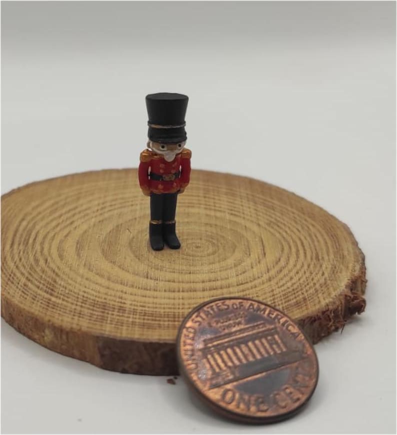 Miniature NUTCRACKER 1" (25mm). Resin Printed. Unpainted Option and ...