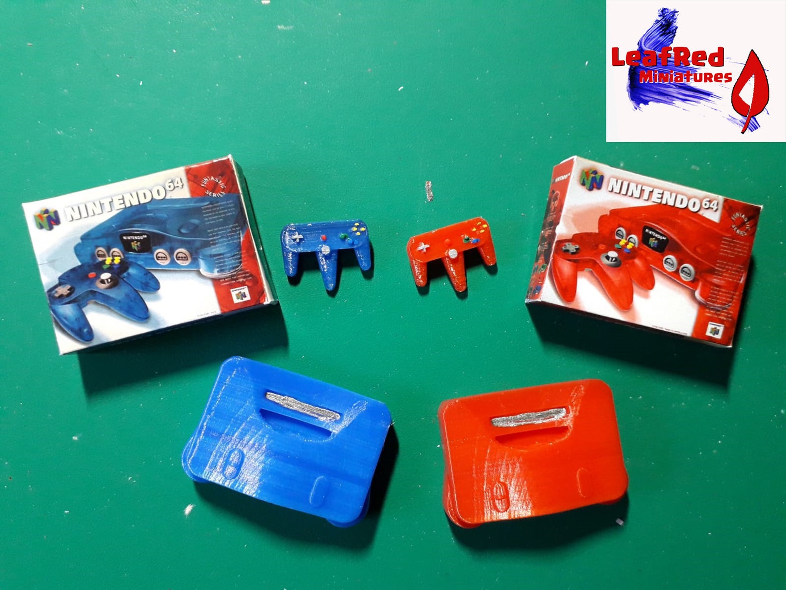 Nintendo 64 Miniature Console Controller and Box. Miniature | Etsy