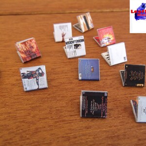 Miniature MICHAEL JACKSON CD Collection and Album, Scale 1/12 - Etsy