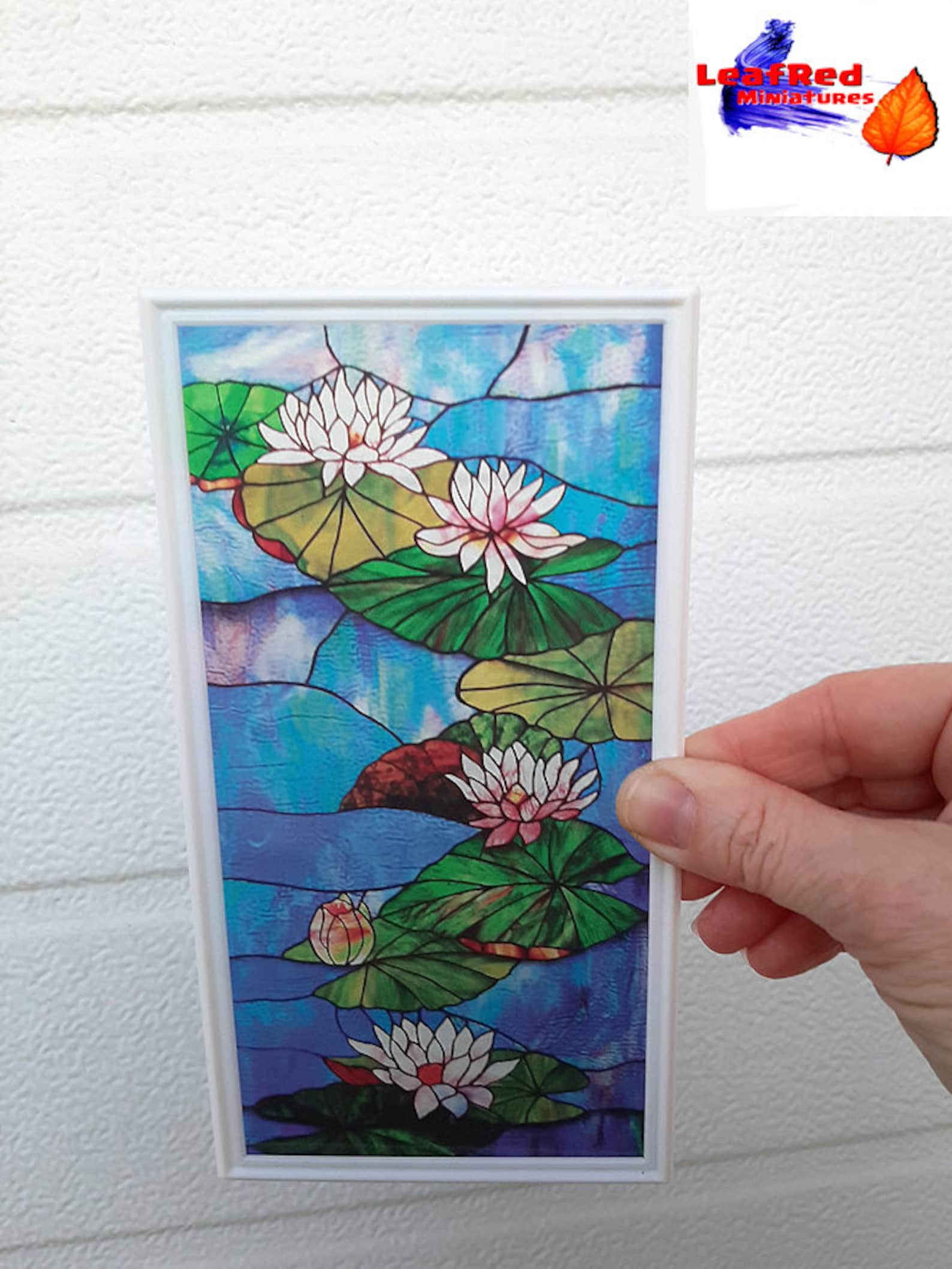 Miniature Stained Glass Window Panel. Custom Size and More Models ...