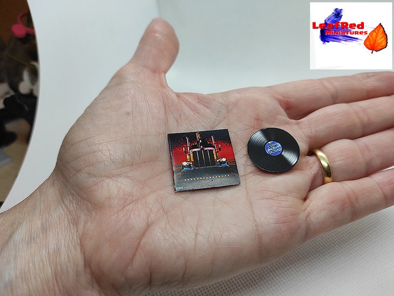 BAD BUNNY Collection. 4 Miniature VINYL Record Vintage. Scale | Etsy