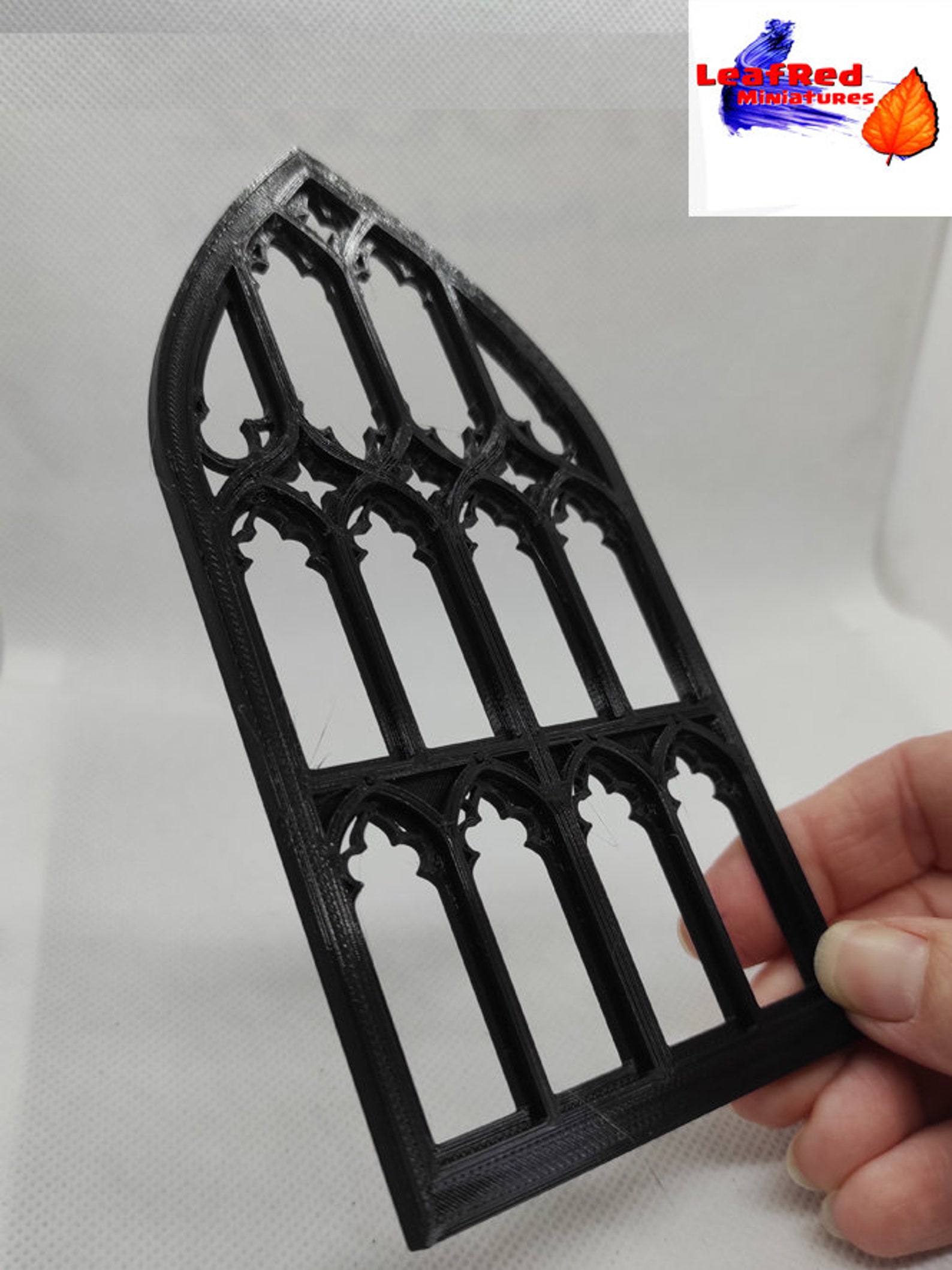 Window GOTHIC Stained Glass Miniature. Diorama Dollhouse - Etsy