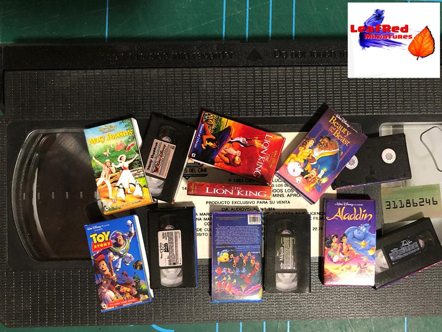 VHS Miniature Collection. Replica Vintage. Scale 1/6 - Etsy Australia