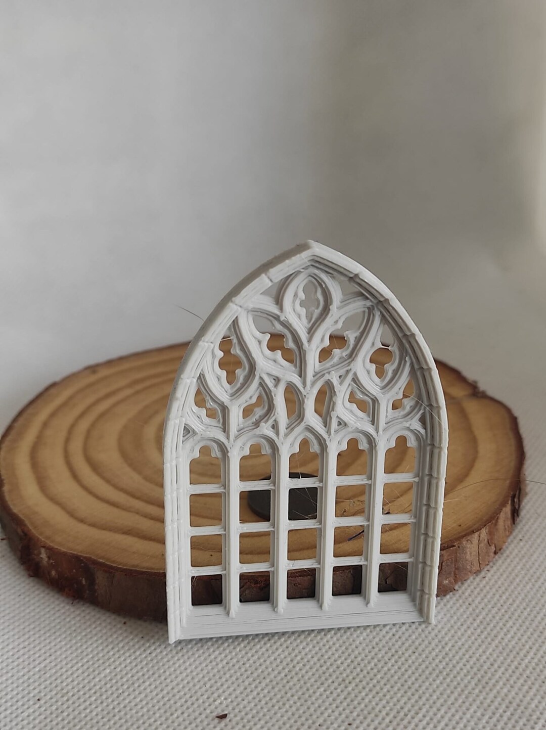 Window GOTHIC Stained Glass Miniature. Diorama, Dollhouse Scale. Custom ...
