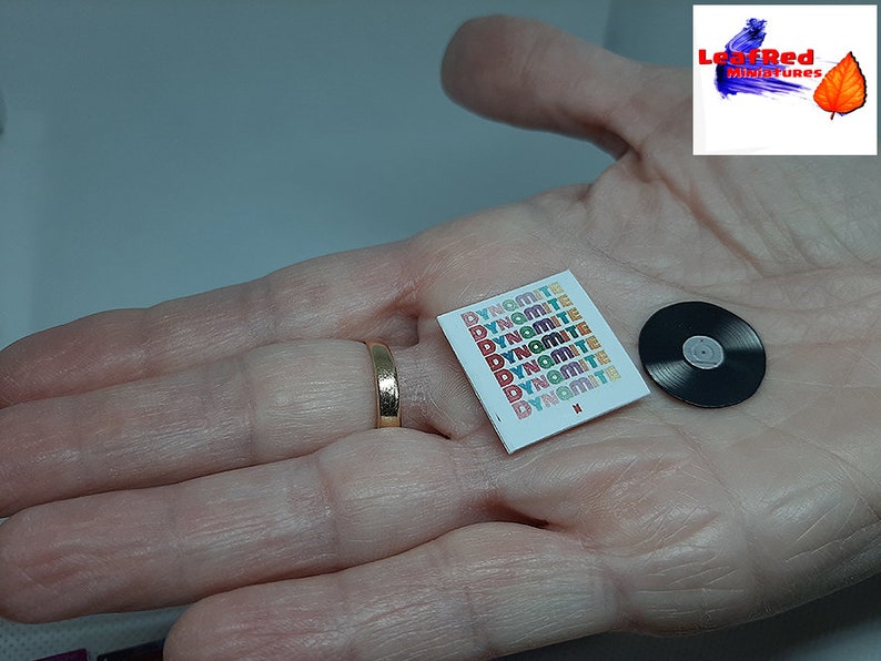 BTS Collection. 13 Miniature VINYL Record Vintage. Scale 1/12. - Etsy