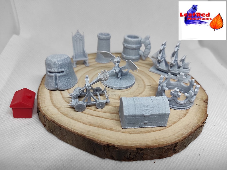 MEDIEVAL SET Game Custom TOKEN Assortmen Pieces Table Games. - Etsy