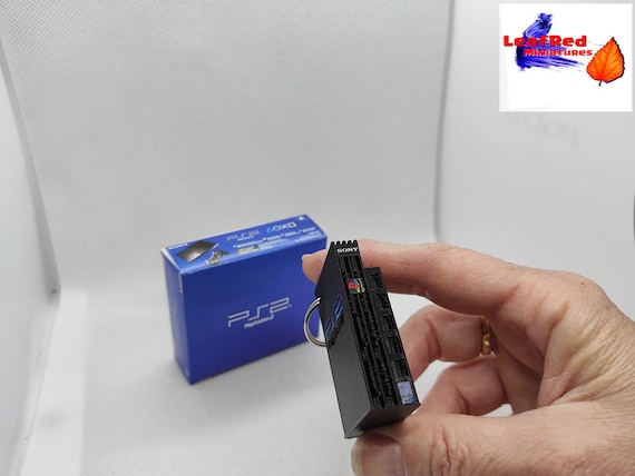PS2. Miniature Console Keychain Handmade Painted. - Etsy